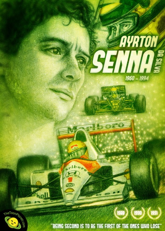 Ayrton Senna Tribute - TheToonPlanet - Blog